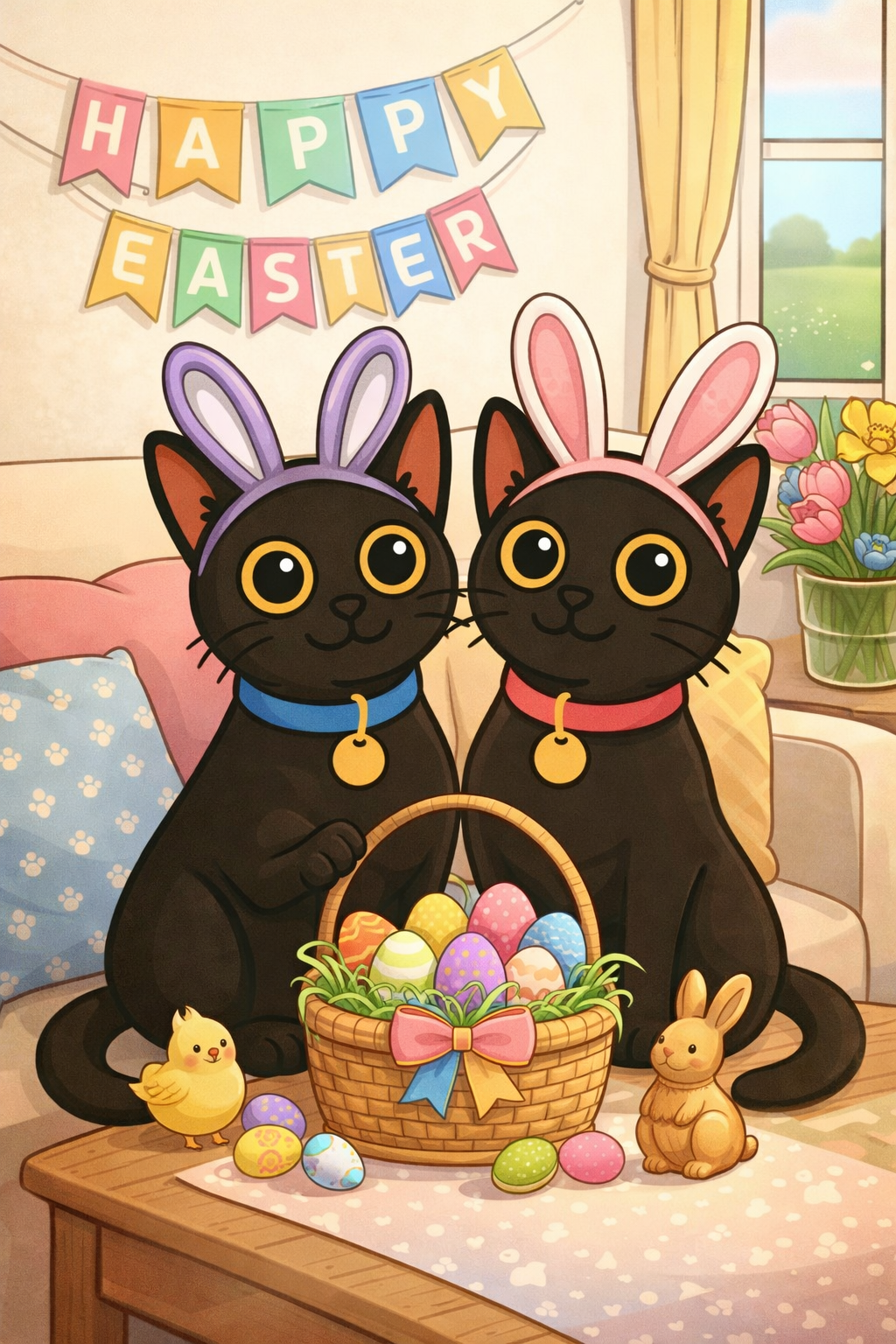 🐣 Easter Cats: Safety Around Decorations & Chocolate – Happy Tails